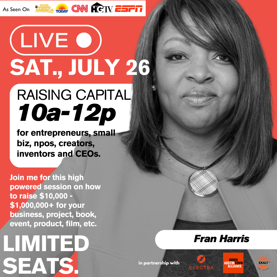 Fran Harris events @ DASA - Saturday, July 26