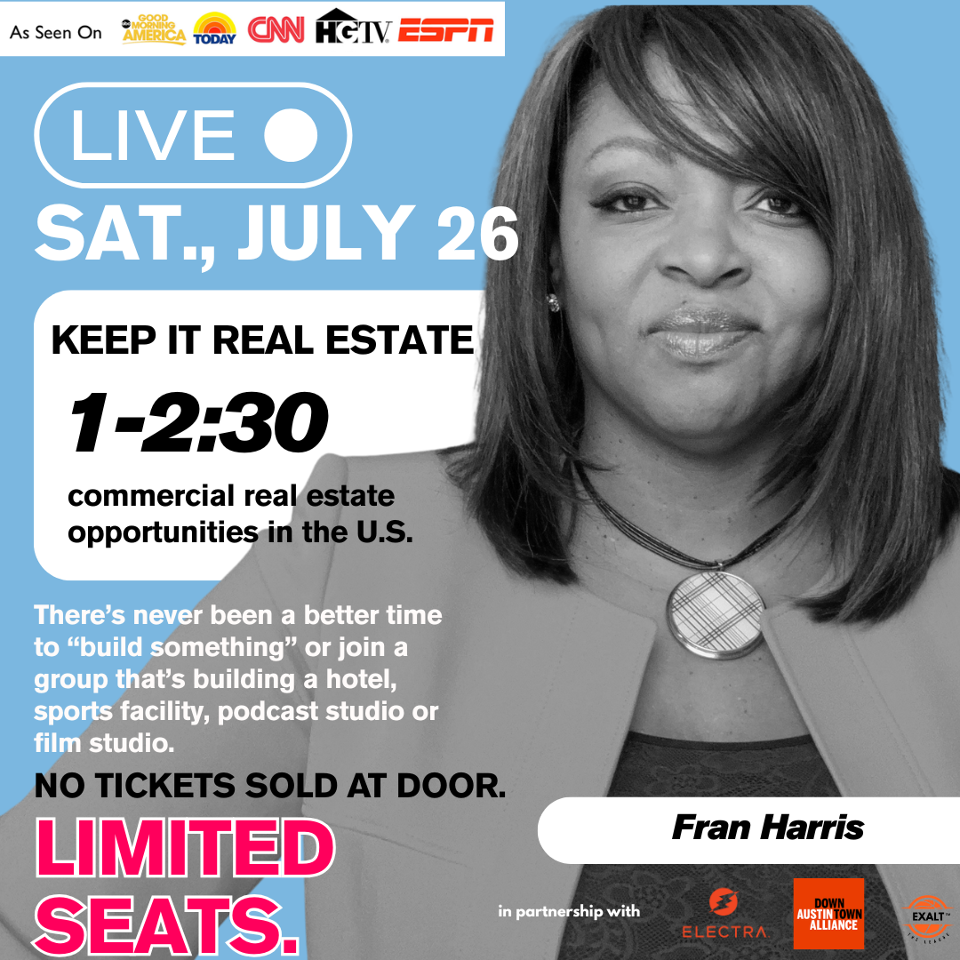 Keep It Real Estate Workshop (Commercial) @ DASA – Fran Harris